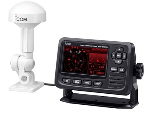 Icom Ma 510tr Class B Ais Transponder Gnss Cw Gps Antenna Unicom Radio