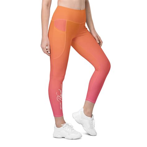 Olivia Newton John Lets Get Physical Pocket Legging Sunrise Gradien