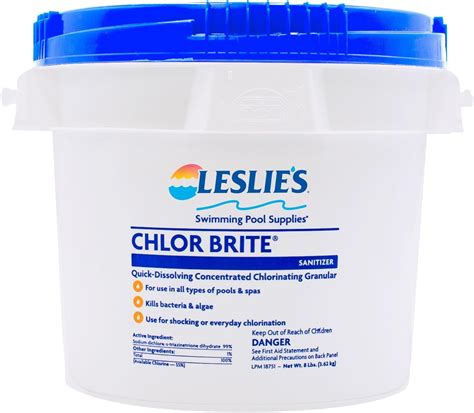 Leslies Chlor Brite Swimming Pool Sodium Granular