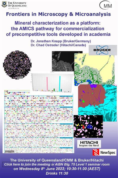 Frontiers In Microscopy And Microanalysis Seminar Mineral Characterisation As A Platform The