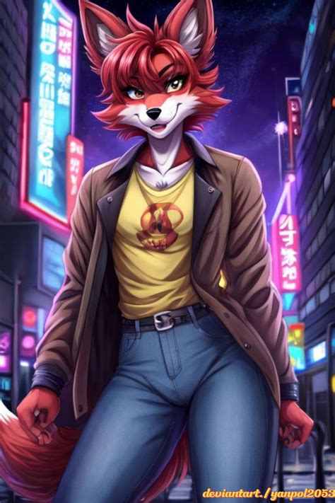Foxy Beautiful City With Tokyo Lights Ai Uwu By Yanpol2053 On Deviantart