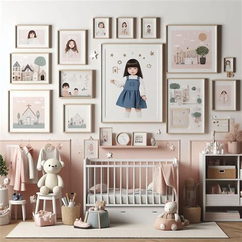 Mockup Frames De Vários Tamanhos Sala De Crianças Crianças Sala De