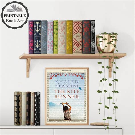 Printable Book Cover Poster Of The Kite Runner By Kahled Hosseini