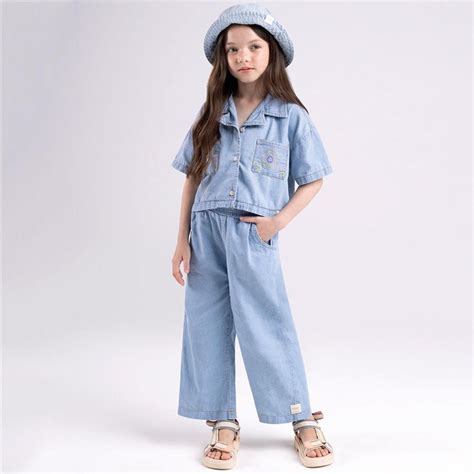 Camisa Jeans Infantil Bugbee Krause