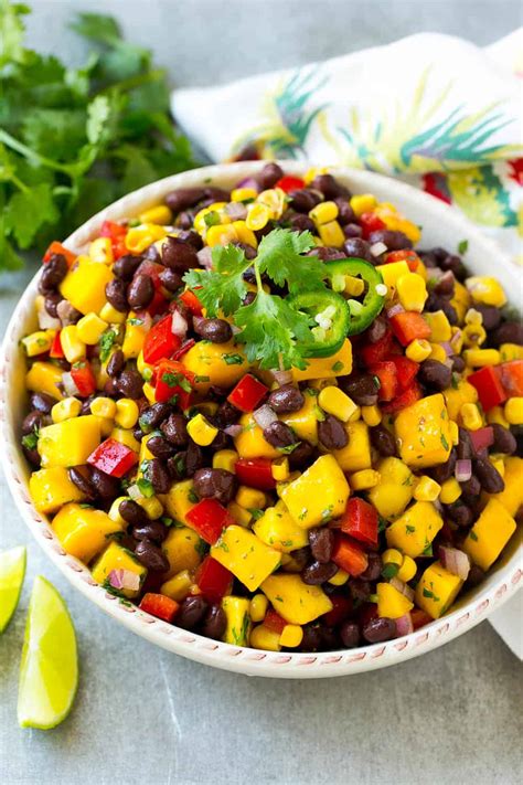 Mango Black Bean Salad Recipe Super Easy Healthy Fitness Meals