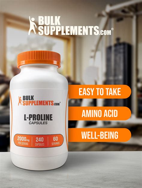 L Proline Capsules Get Your Health On Track