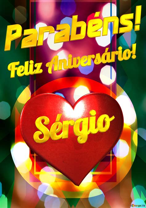 Feliz Aniversário Parabéns Sérgio Imagem Grátis 7069