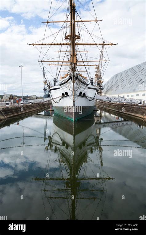 Hms Gannet Victorian Royal Navy Naval Doterel Class Screw Sloop Of