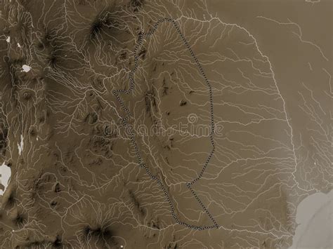 Kitui Kenya Sepia No Legend Stock Illustration Illustration Of Geography Earth 259302892