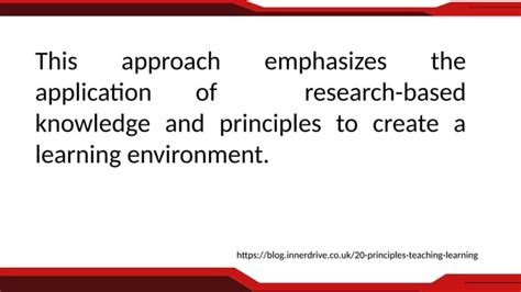 Transformative Teaching Applying Research Based Knowledge And