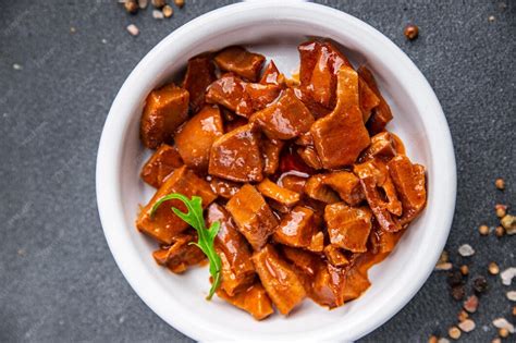 Calamar Salsa De Tomate Aperitivo Comida Marisco Ensalada Comida Fresca