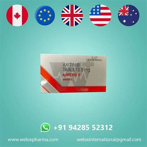 Axitinib Tablets Axpero 5mg Tablets At Rs 1500 Box Anti Cancer