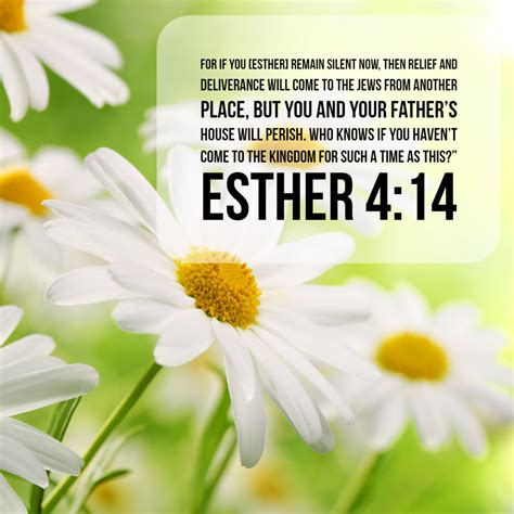 Esther 414 For Such A Time As This Encouraging Bible Verses