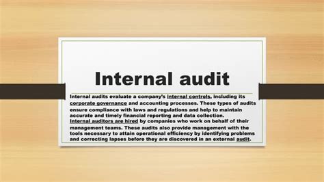 Audit Working Papers Purposecontentobjectives Pptx