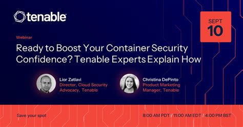 Ready To Boost Your Container Security Confidence Tenable Experts
