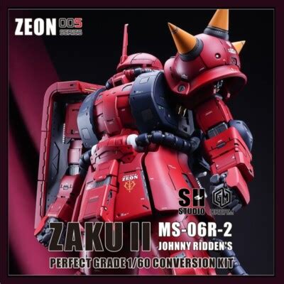 1 60 Pg Chars Zaku Ii Resin Gk Kit Bandai Model Sh X Gmd Detail Dress