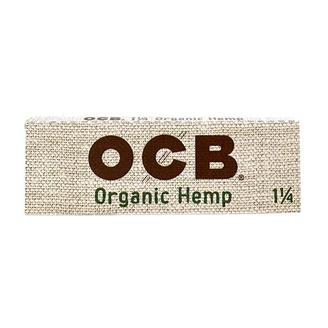Ocb Organic Hemp 1 14 Rolling Papers Matchboxbros