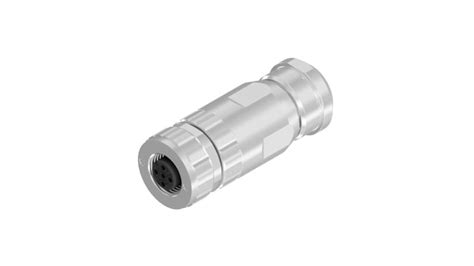 43 00114 Conec Circular Connector 5 Contacts Screw Mount M12 Connector Socket Female