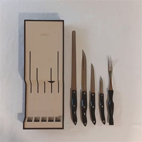 Cutco Kitchen Cutco 5 Pc Knife Fork Set W Space Saver Storage Tray
