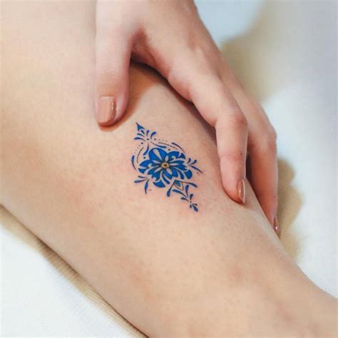 Ornamental Flower Tattoo