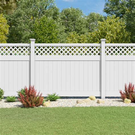 Vinyl Trellis Fence