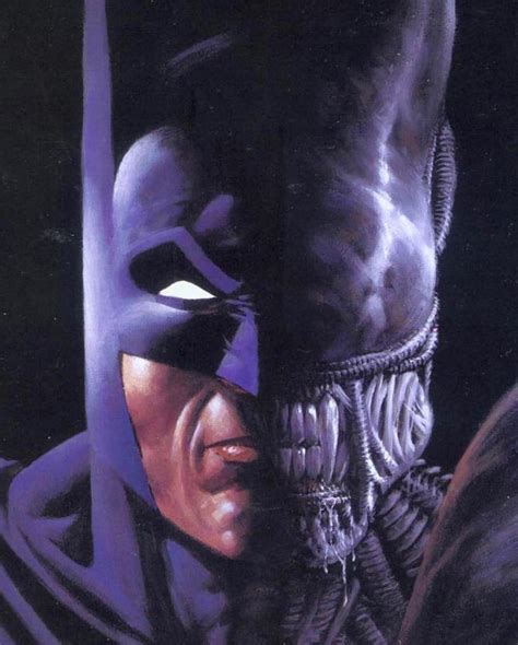 익스트림무비 배트맨 Vs 에일리언 일러스트