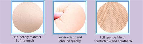 Cotton Mastectomy Breast Prosthesis Forms Triangle Shape Light Weight