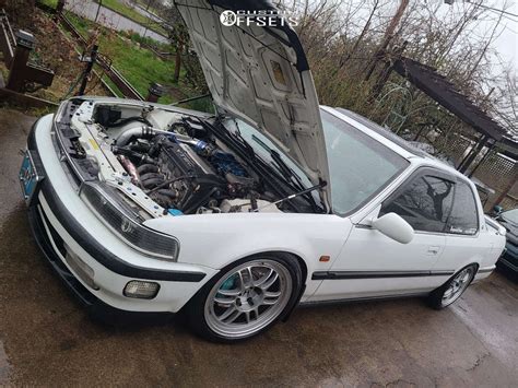 1991 Honda Accord With 17x8 35 Enkei Rpf1 And 21545r17 Landsail Ls388