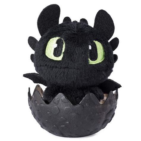 How To Train Your Dragon The Hidden World Toothless 3 Egg Plush Black