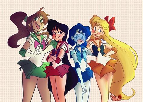 Inner Scouts Sailor Moon Art Watch Sailor Moon Sailor Scouts