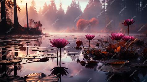 Premium Ai Image Generative Ai Enigmatic Marshlands