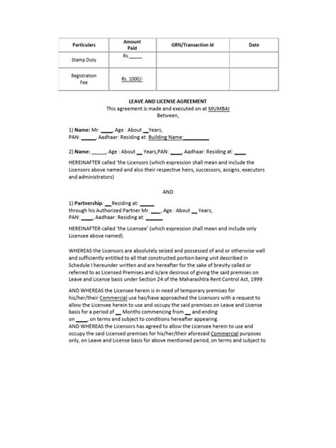 Blank Draft File 1 Pdf License Landlord