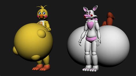 Toy Chica And Mangle Vore Art Trade Iyan 3d Pro By Kameron 12 On