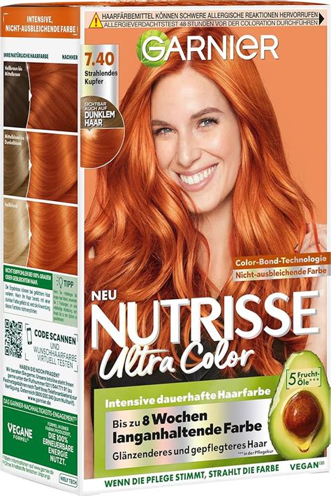 Garnier Hair Color Chart Red Garnier Red Hair Color