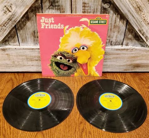Sesame Street Andjust Friends Vinyl Albums X2 £1129 Picclick Uk