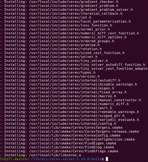Ubuntu安装ceres Solver 1140 楸壳 博客园