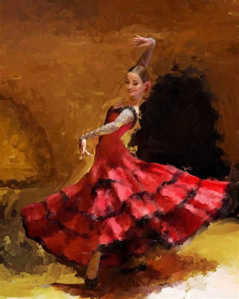 Flamenco Dancing Paintings