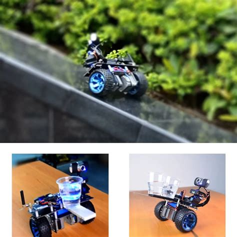 2 Wheel Self Balancing Robot Car Kit Wifi Smart Robot Car With 2 Dof Hd Camera Android Ios App