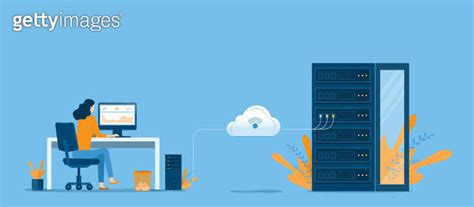 Business Technology Cloud Computing Service Concept And Datacenter Storage Server Connect On