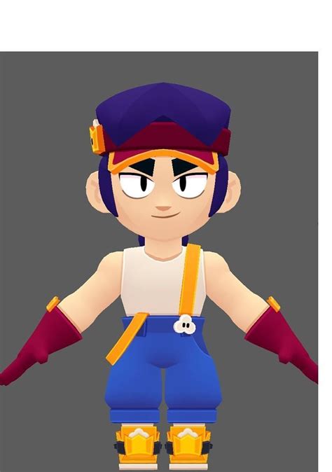 3d Model Brawl Stars Fang Vr Ar Low Poly Cgtrader