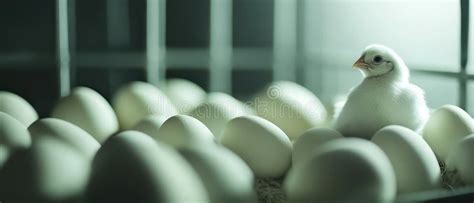 Chick Hatching From Egg In Incubator Setting Stock Image Image Of Bioethics Culling 369649739