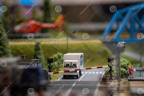 A Layout On The Scale Of Urban Objects A Railway And Various Transport A Layout On The Scale Of Urban Objects A Railway And Various Transport