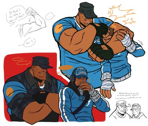 Blu Menaces My Blu Heavy And Blu Scout Are Really Close And Love