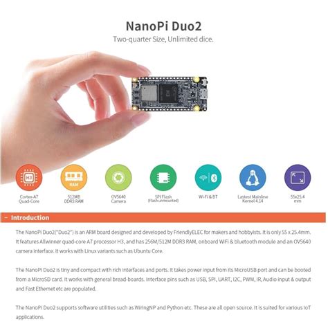 NanoPi Duo Open Source Allwinner H Quad Core Ubuy India