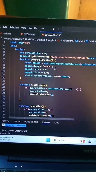 Generate Ai Voice Use Javascript Html Css Javascript Htmlcssjs Software Shortvideo Youtube