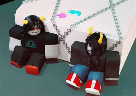 Artstation Terezi And Vriska Homestuck Panel Roblox Gfx
