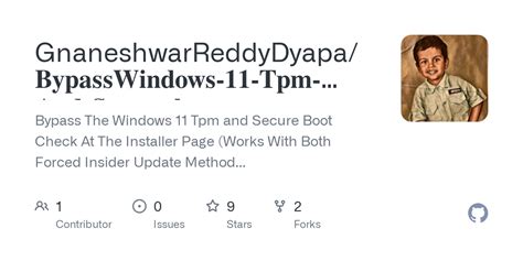 GitHub GnaneshwarReddyDyapa BypassWindows Tpm And Secure Boot Bypass The Windows Tpm