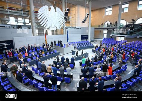 25 November 2025 Berlin Members Of Parliament Stand At The Start Of