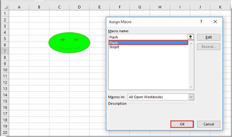 How To Make A Shape Blink Repeatedly In Excel