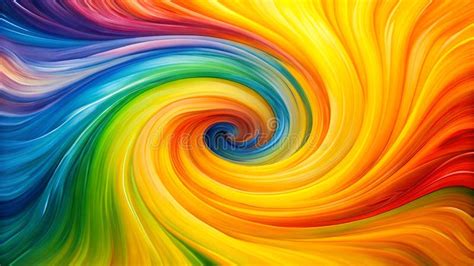 A Vibrant Swirl Of Colors Representing The Lgbtq Community Ai Generated Stock Illustration